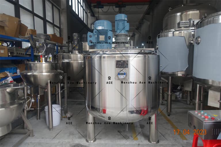 800 Liters High Shear Mixing Tank With Scraper And ABB Motor