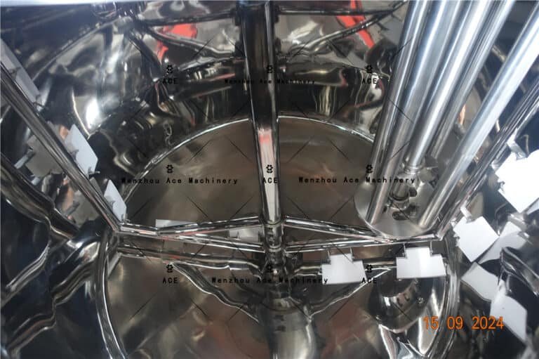 1000 Liters Cosmetic Cream Mixing Tank