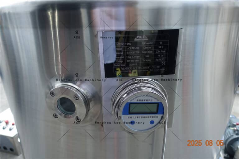 500-Liter High Shear Mixing Tank With Lobe Pump For Sale